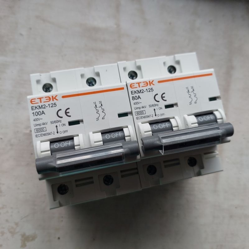 AC Miniature Circuit Breaker 80A and 100A 2pole | Shopee Philippines