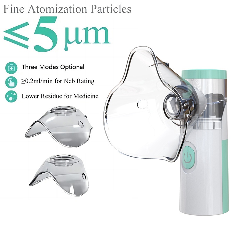 Asthma Inhaler Portable Nebulizer Ultrasonic Spray Nebulizer Machine ...