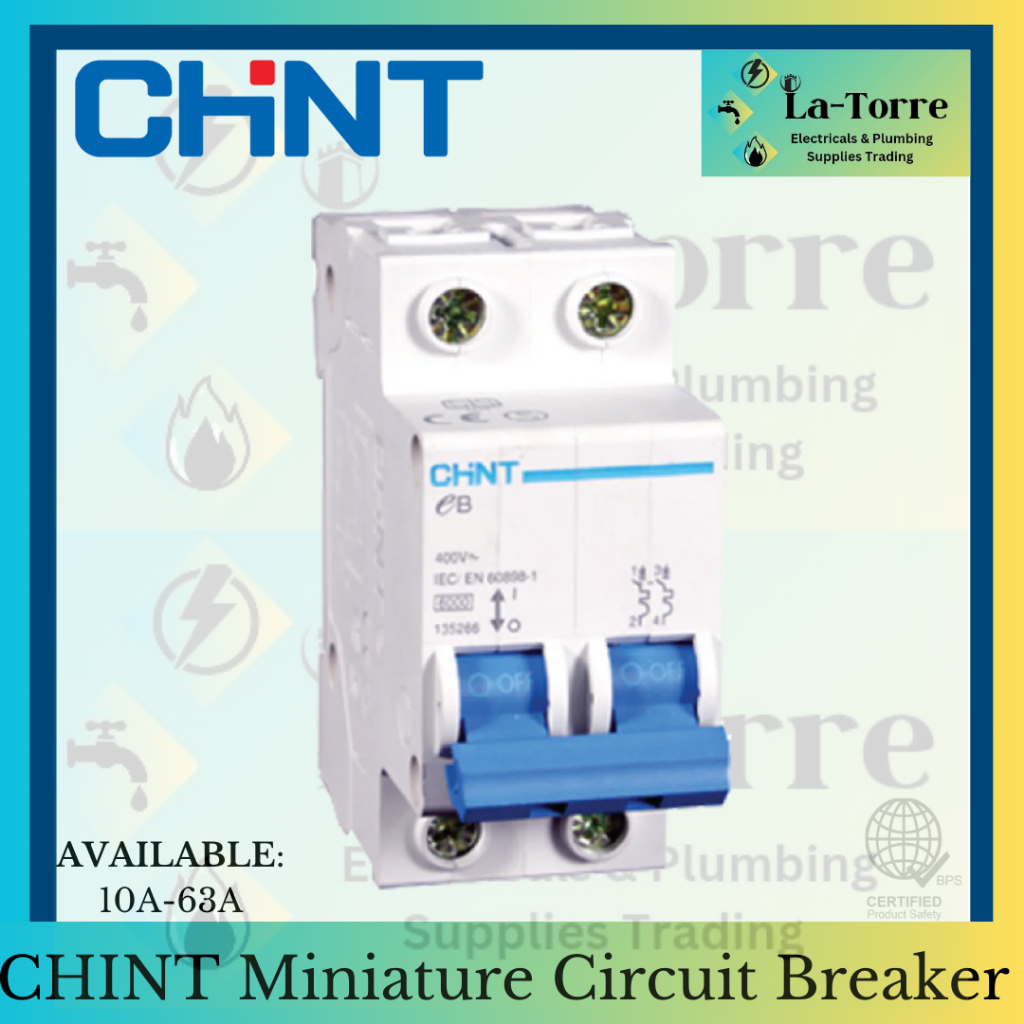 CHINT MINIATURE CIRCUIT BREAKER 2POLE | Shopee Philippines