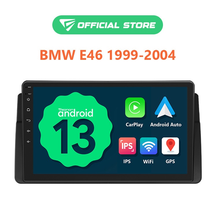 Eonon Android 13 BMW E46 Android Head Unit Apple CarPlay Android Auto ...