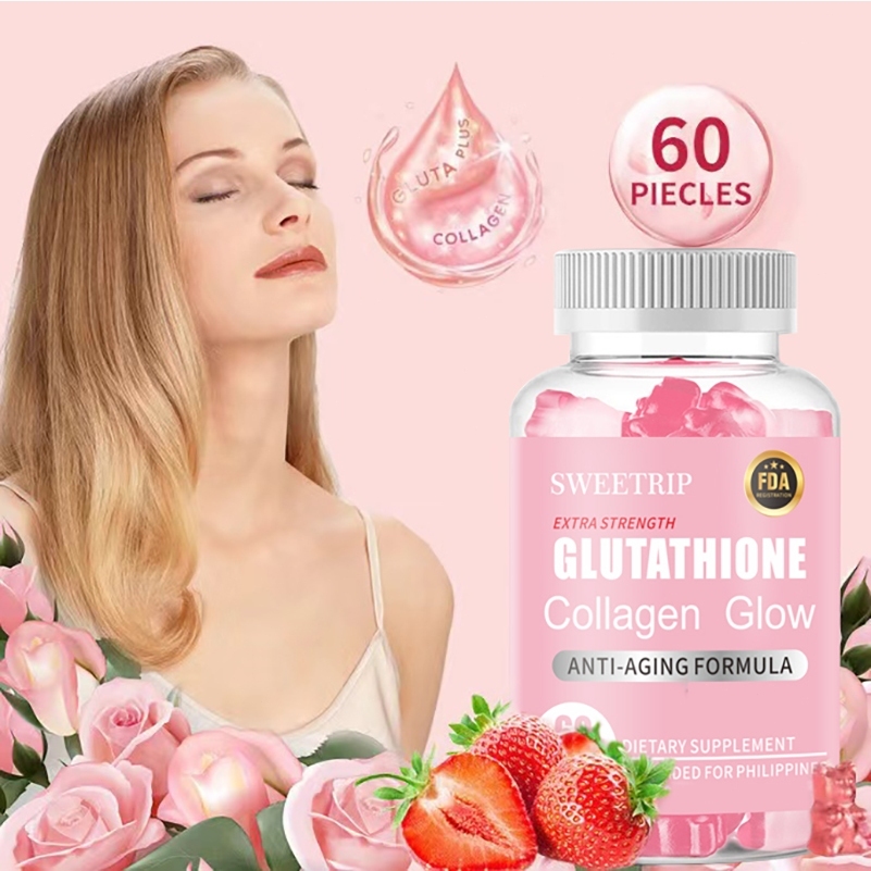 NATURE GLOW Glutathione Collagen Glow Anti-Aging Whitening Skin ...