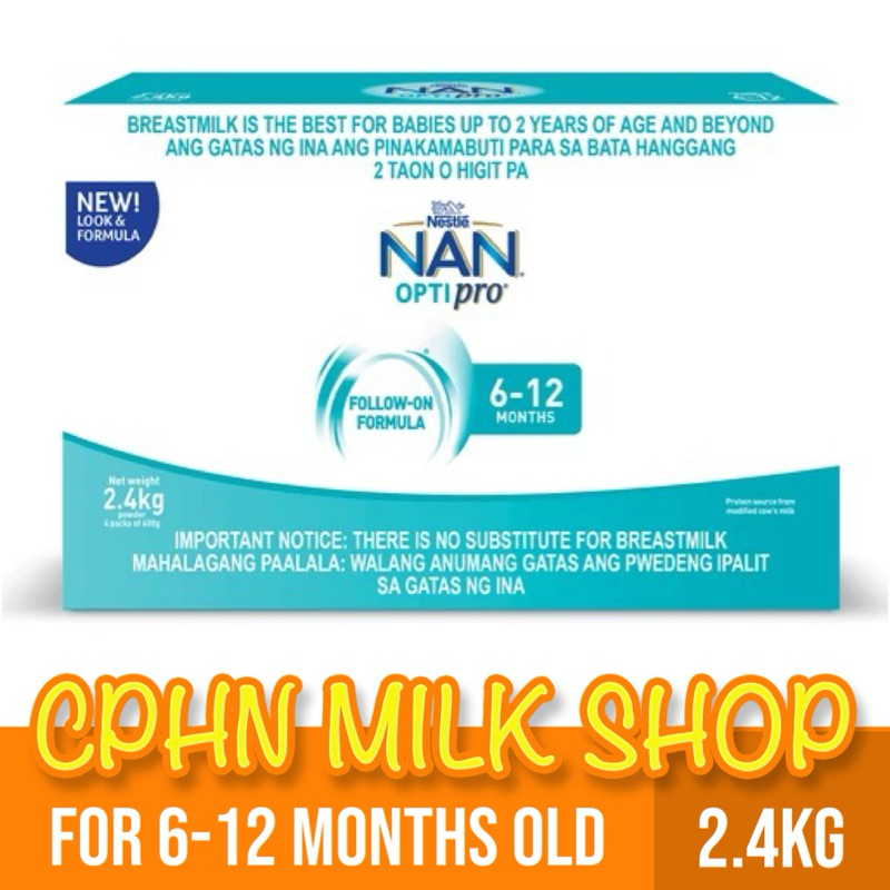 NAN OptiPro Two 2.4kg | 1.3kg | 900g | 400g for 6-12 Months Old ...