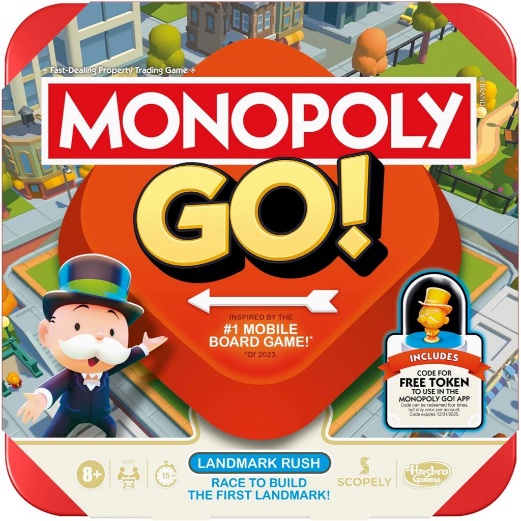 Monopoly GO! Board Game | Inspired by The Popular Mobile Board Game ...