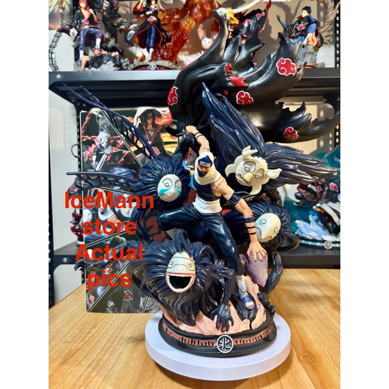 Akatsuki member Kakuzu action figure, gk knock off, 40cm tall | Shopee ...