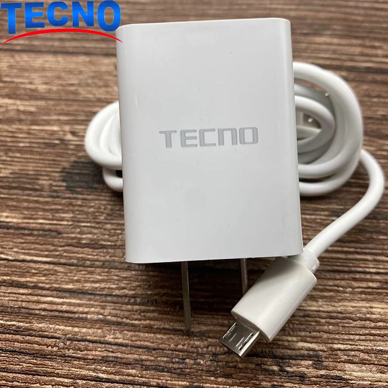 Tecno Charger Original Fast Charger 10W Micro USB Cable 2IN1 Adapter ...