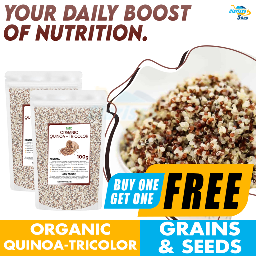 BUY 1 TAKE 1 Organic Quinoa Tricolor 100g | Shopee Philippines