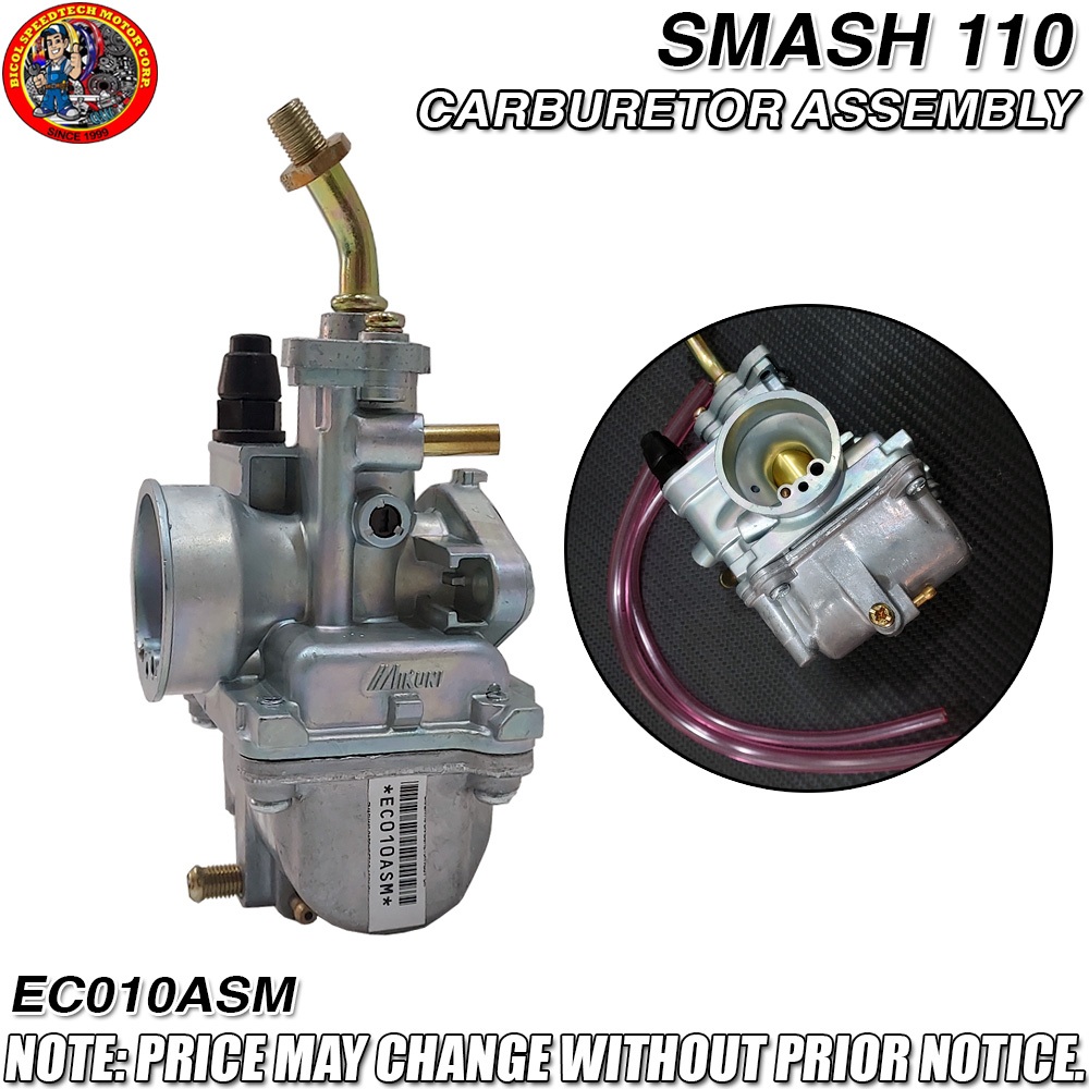 SMASH 110 CARBURETOR ASSEMBLY (EC010ASM) | Shopee Philippines