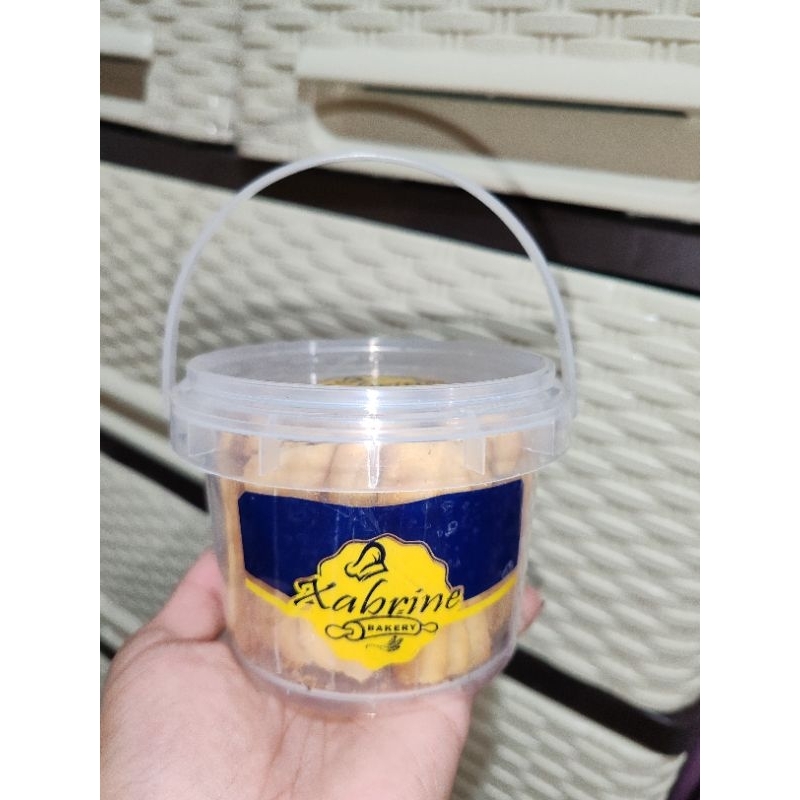 BUTTER COOKIES IN MINI BUCKET CONTAINER 300ml (120grams) | Shopee ...
