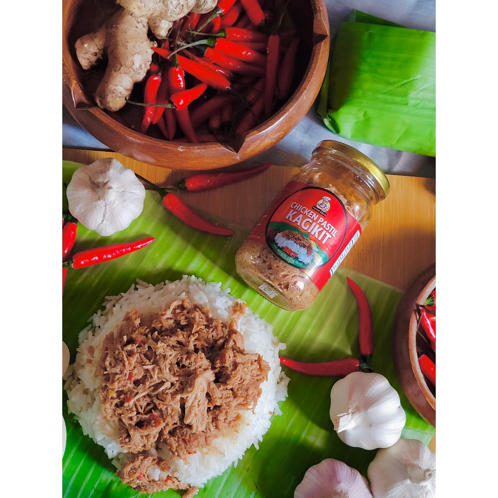 Mama Del's Kitchen Chicken Pastil Kagikit Spicy 220g [1 BOX] 24 Jars ...