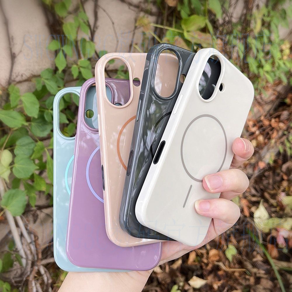 Shiny Phone Case Compatible with iPhone 16 15 14 13 12 11 Pro Max ...