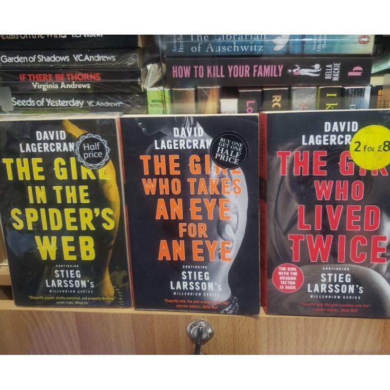 Millennium series book 4, 5, 6 by David Lagercrantz (bundle) | Shopee ...