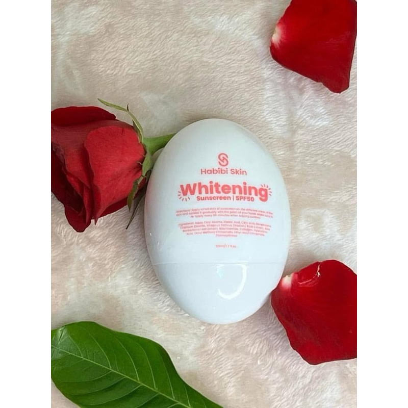 HABIBI WHITENING SUNSCREEN SPF50 | Shopee Philippines