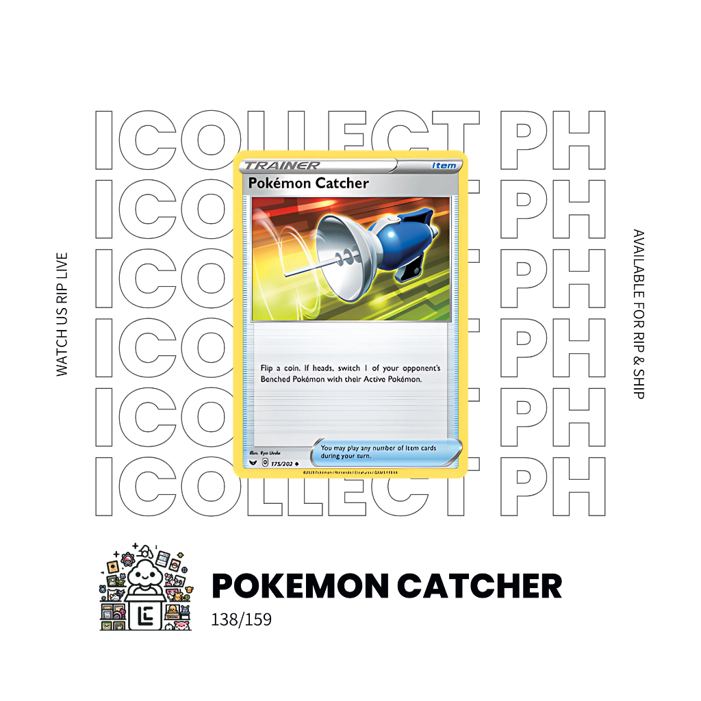 Pokémon TCG: Trainer Pokemon Catcher | Shopee Philippines