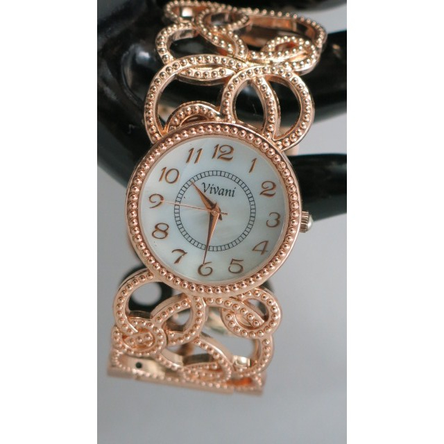 f75:Original VIVANI Analog Watch for Women from USA-Rose Gold Tone ...