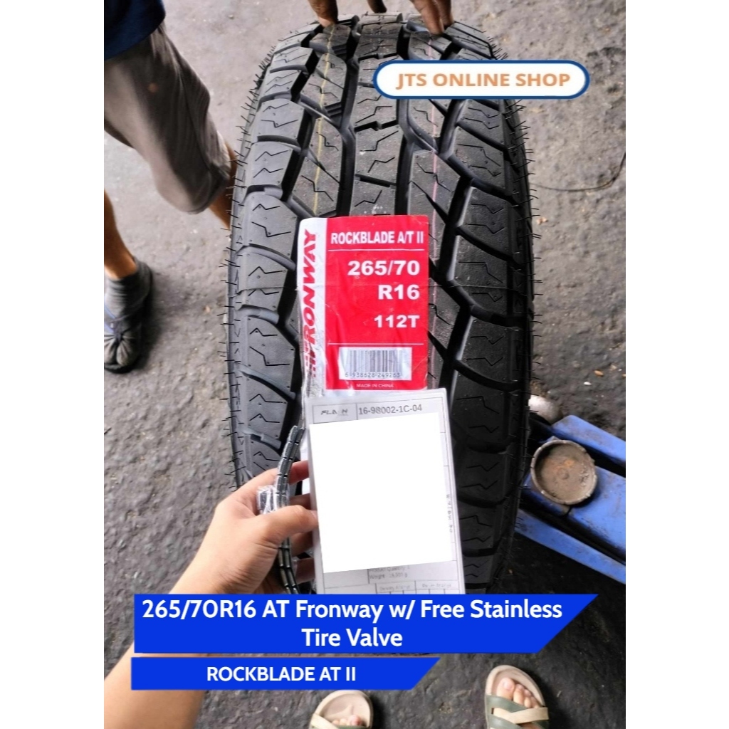 265/70R16 AT Fronway w/ Free Stainless Tire Valve | Shopee Philippines