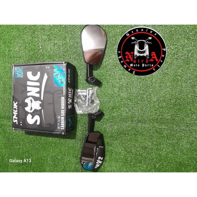 SMOK SONIC PREMIUM CARBON SIDE MIRROR "DIAMOND TYPE" UNIVERSAL | Shopee ...