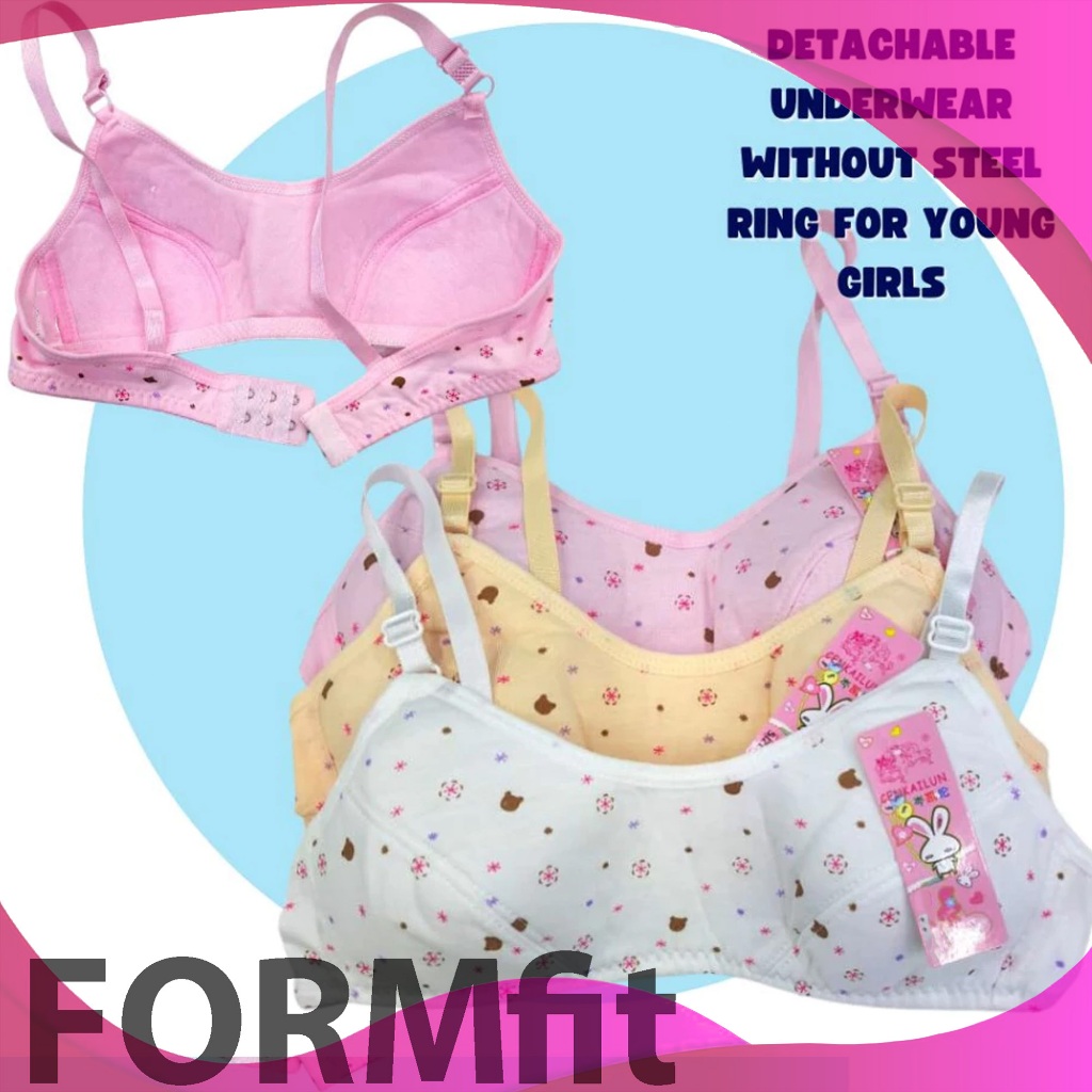 FORMfit: Printed Kids Wireless Beginners 8-12 Years Old Training Girls ...
