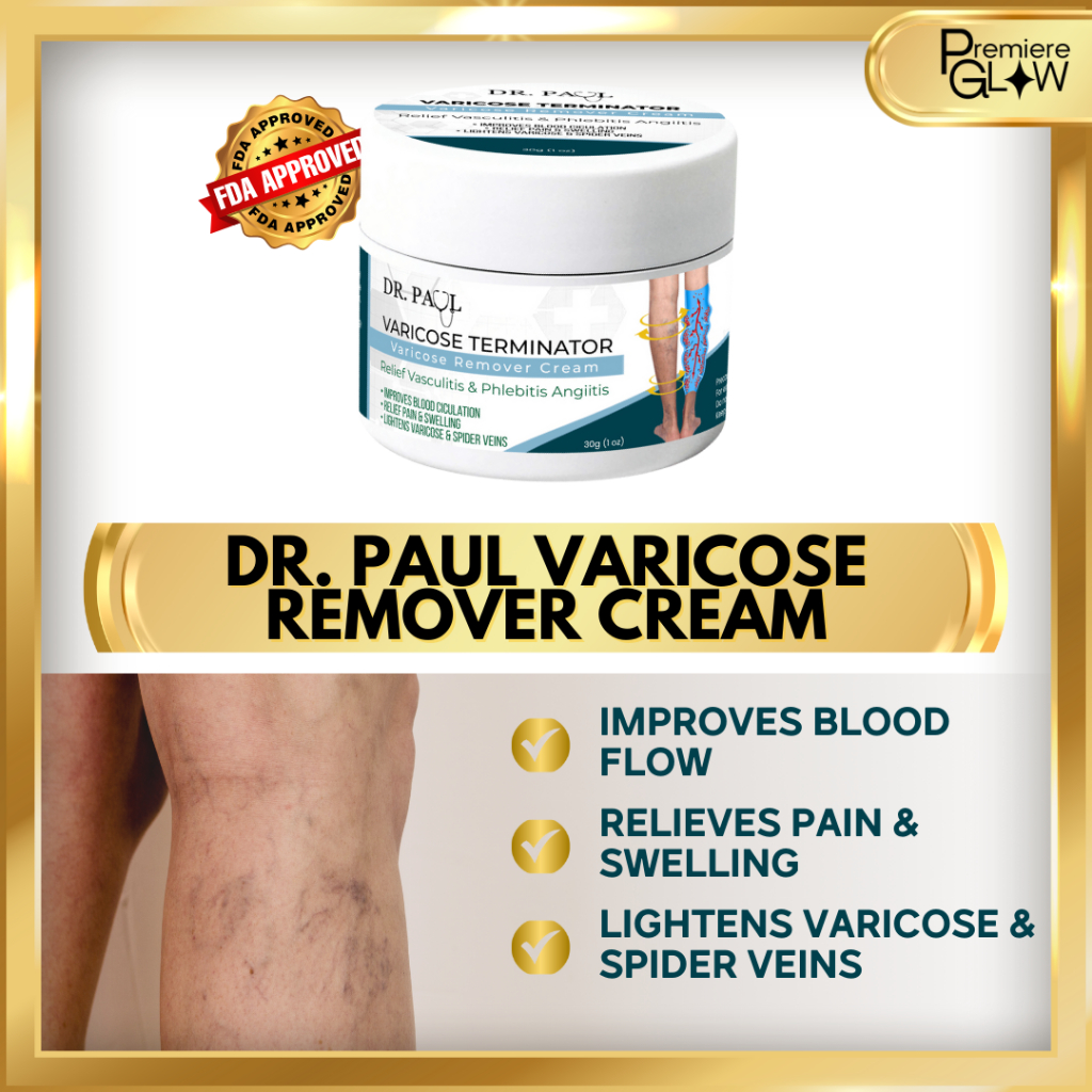 DR. PAUL Varicose Terminator Cream Varicose Vein Remover Spider Vein ...