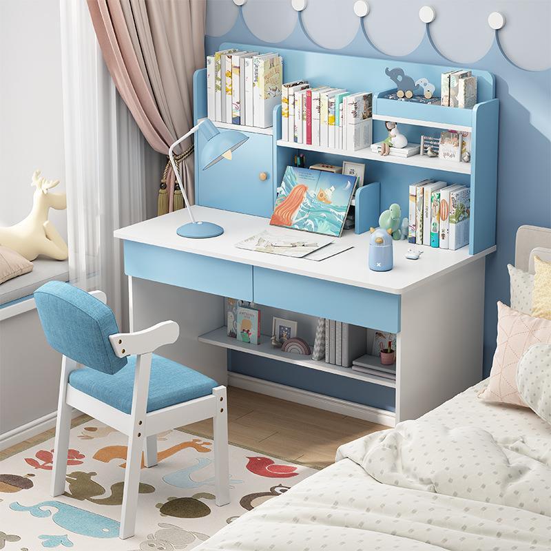 Study table Computer table Desk + bookcase Suitable for students 80cm ...