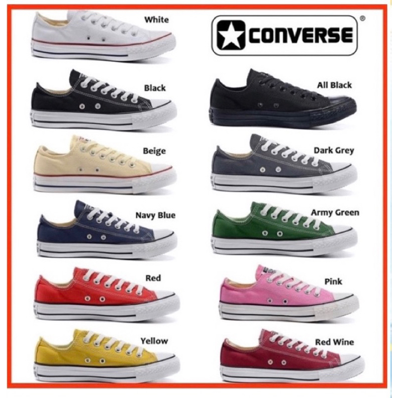 Chuck Taylor 70s Low Cut – Retro Style, Everyday Comfort! | Shopee ...