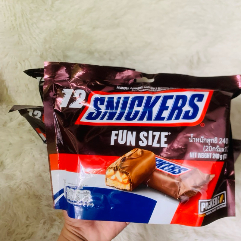 SNICKERS Fun Size minis 12s | Shopee Philippines