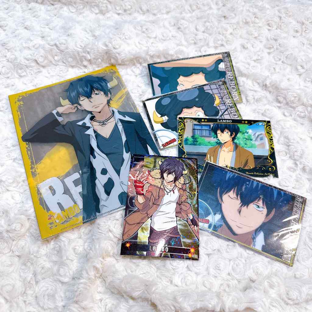 OFFICIAL KATEKYO HITMAN REBORN MERCH Lambo Card and Clear File Set ...