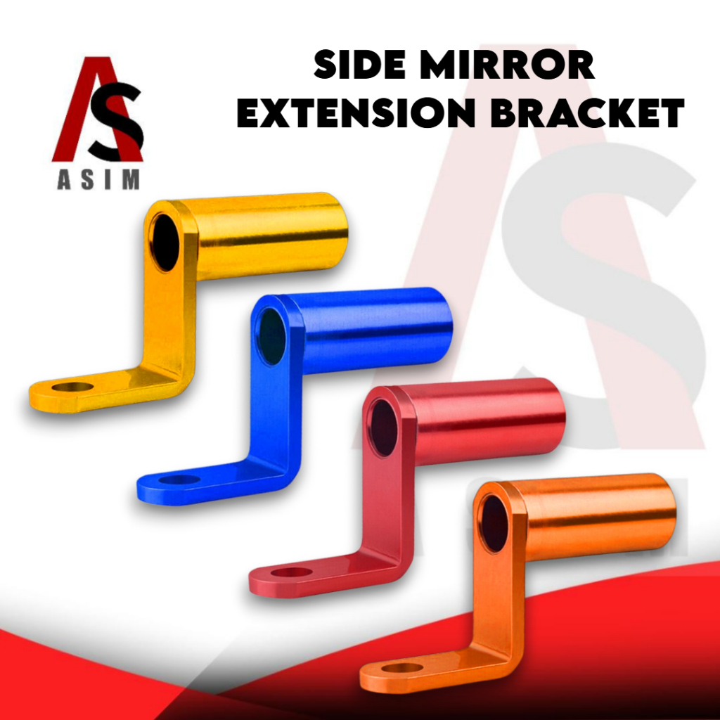 ASIM MOTORCYCLE SIDE MIRROR EXTENSION CLAMP UNIVERSAL | Shopee Philippines