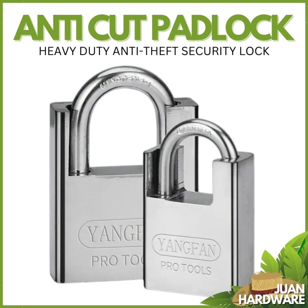 Anti Cutting Padlock Heavy Duty for Gate Door Stainless Weatherproof ...