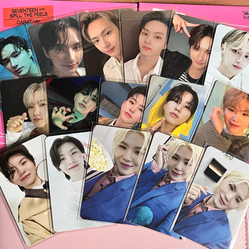 seventeen jun hoshi woozi official photocards moon junhui kwon ...