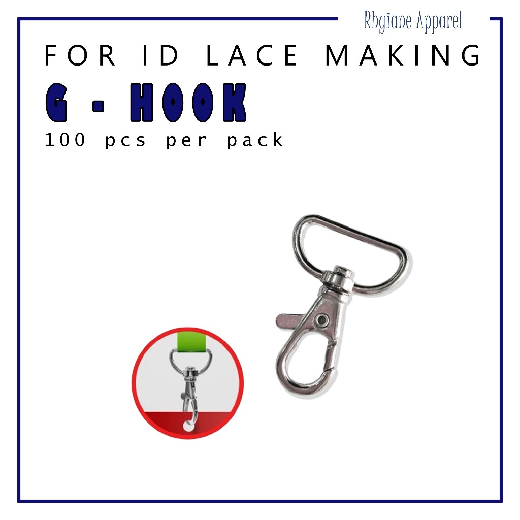 G-HOOK FOR ID MAKING 100PCS PER PACK | Shopee Philippines