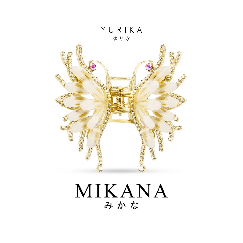 Mikana Yurika Whimsy Wings Metal Hair clamp for women accessories angel ...
