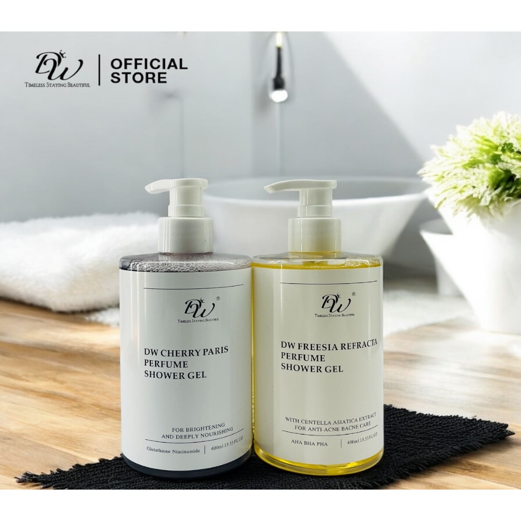 DW Shower Gel Cherry Paris & Freesia Refracta Perfume 400ML | Shopee ...