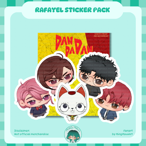 Dandadan Sticker Pack | MingMauiArt | Shopee Philippines