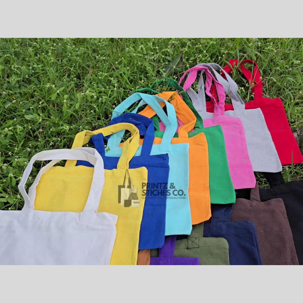 13x15 COLORED CANVAS TOTE BAG (Makapal) | Shopee Philippines