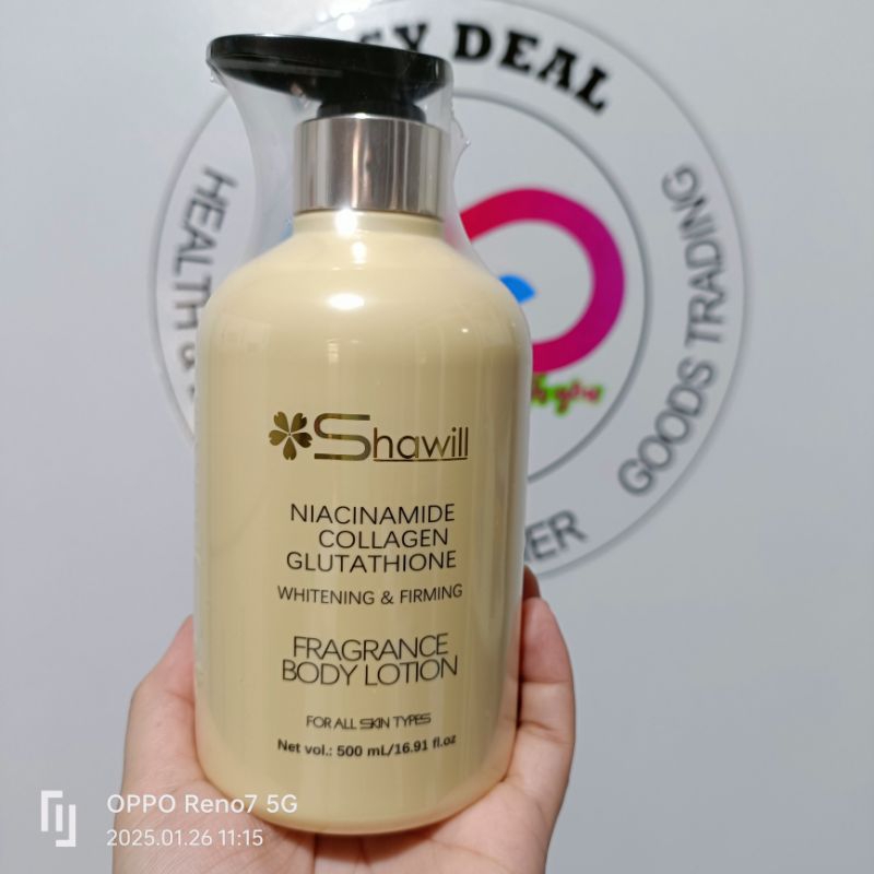 Shawill Niacinamide Collagen Glutathione Fragrance Body Lotion | Shopee ...