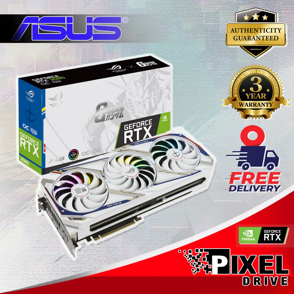 ASUS ROG GeForce RTX 3080 GUNDAM 10GB GDDR6X | Shopee Philippines