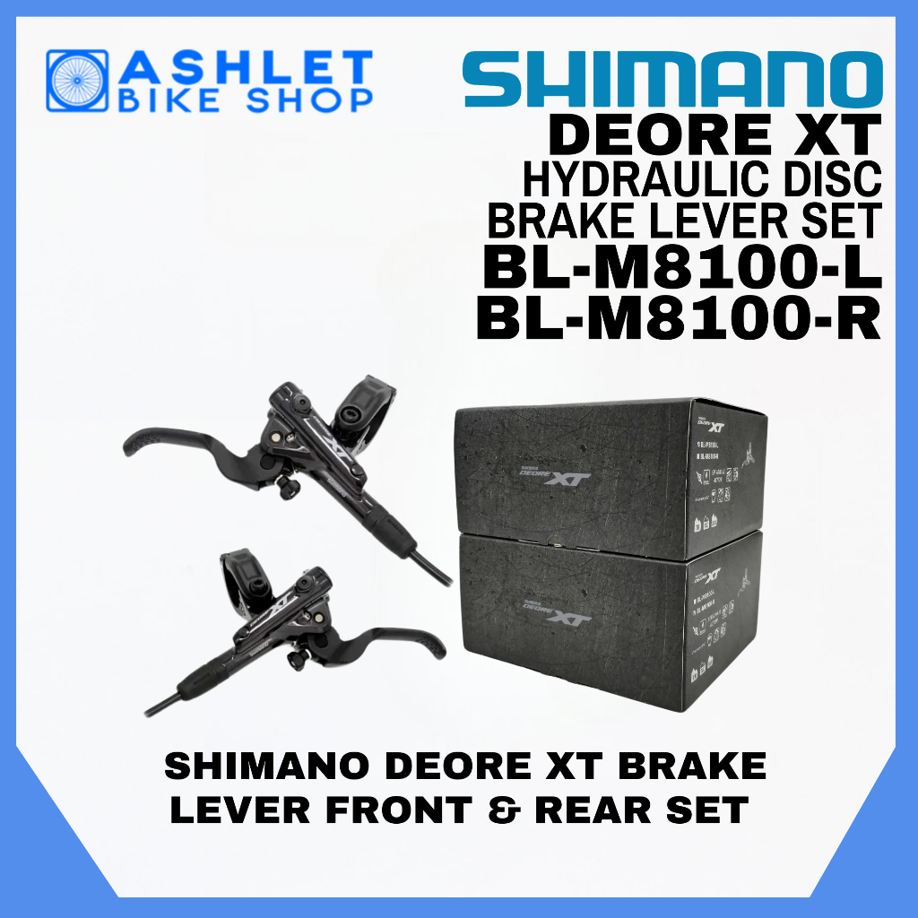 ORIGINAL SHIMANO DEORE XT DISC BRAKE LEVER SET BL-M8100-L / BL-M8100-R ...