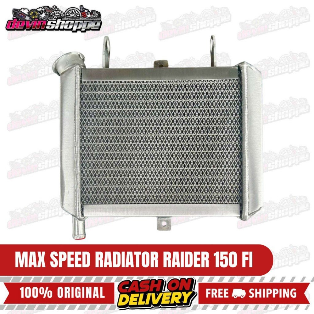MAX SPEED RADIATOR FOR RAIDER 150 FI | Shopee Philippines