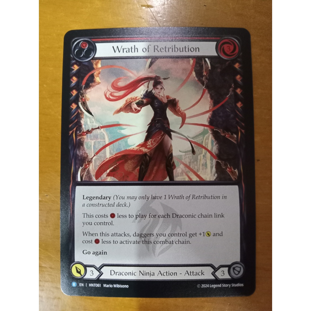 FAB Wrath of Retribution Rare HNT The Hunted Flesh and Blood TCG ...