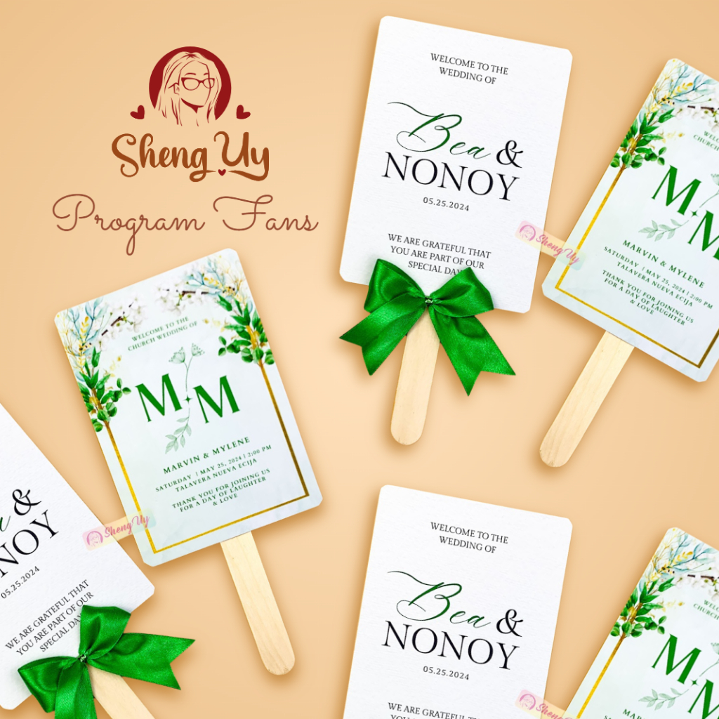 Souvenirs by Sheng Uy - Program Fans | Shopee Philippines