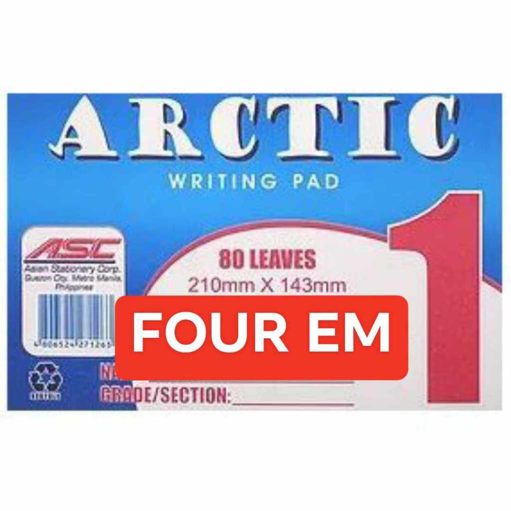 1 PAD WRITING PAD PAPER ORDINARY GRADE 1, 80 LEAVES/SOLD PER PAD ...