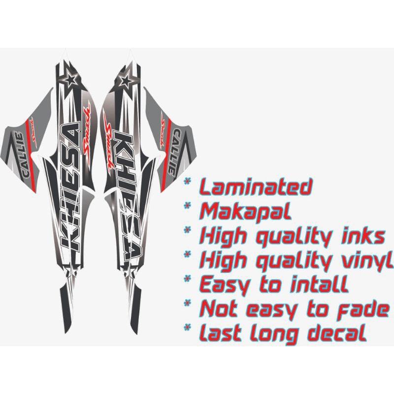 smash decals laminated | Shopee Philippines