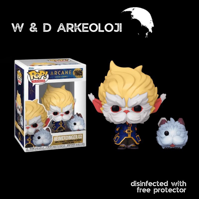 Funko Pop! Arcane - Heimerdinger with Poro #1605 | Shopee Philippines