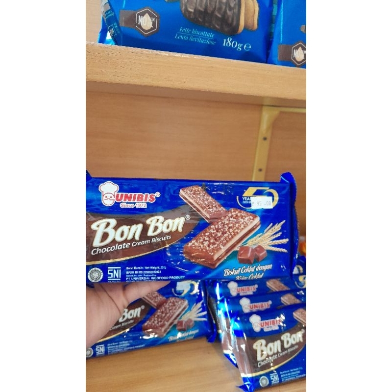 Unibis Bon Bon chocolate cream biscuits 200g | Shopee Philippines