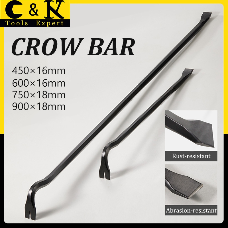 C&K Crow Bar 18"/ 24"/ 30"/ 36" Claw Bar (Bareta De Kabra) Heavy Duty ...