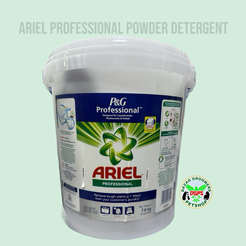 Ariel Professional Powder Detergent Complete Bucket (7.6kg) | Shopee ...