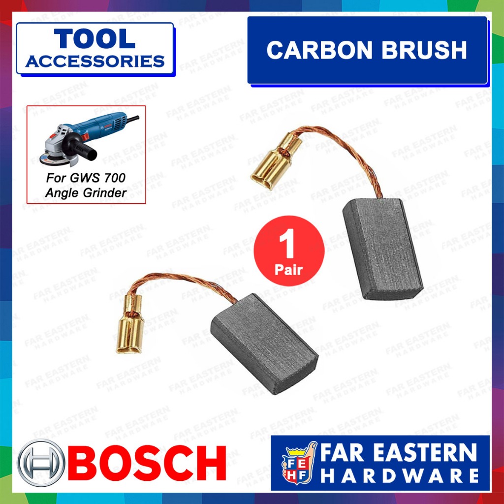 BOSCH Carbon Brush for Angle Grinder GWS 700 #1619PC1300 RBSP | Shopee ...