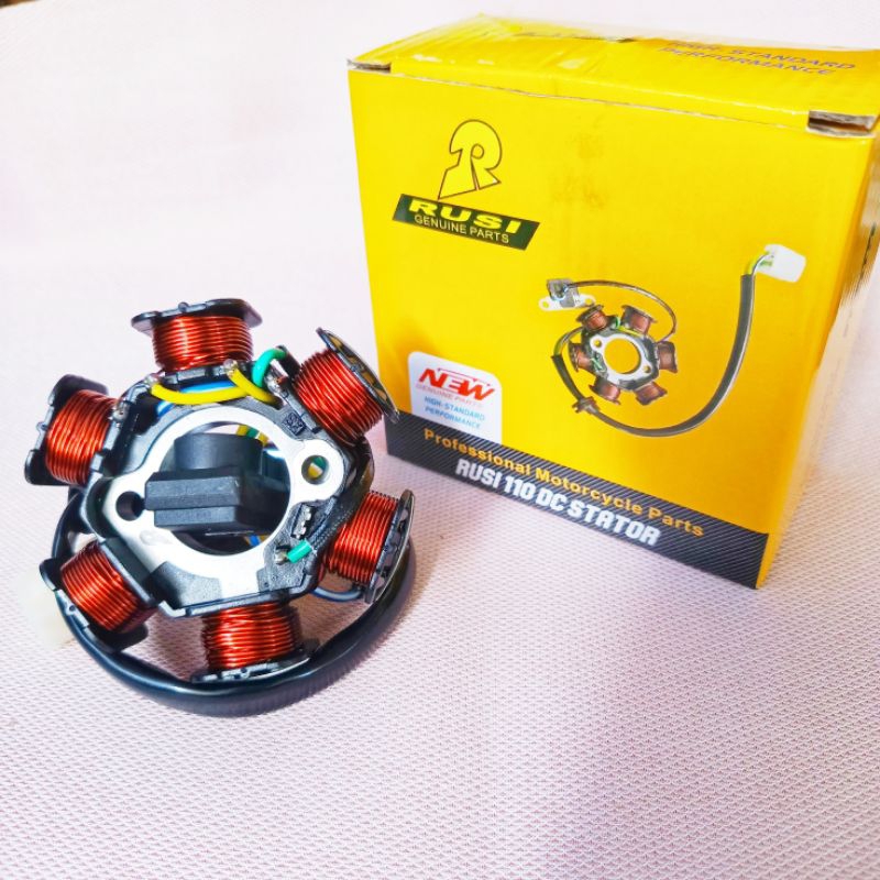 Rusi stator coil 110 DC/magneto assy | Shopee Philippines