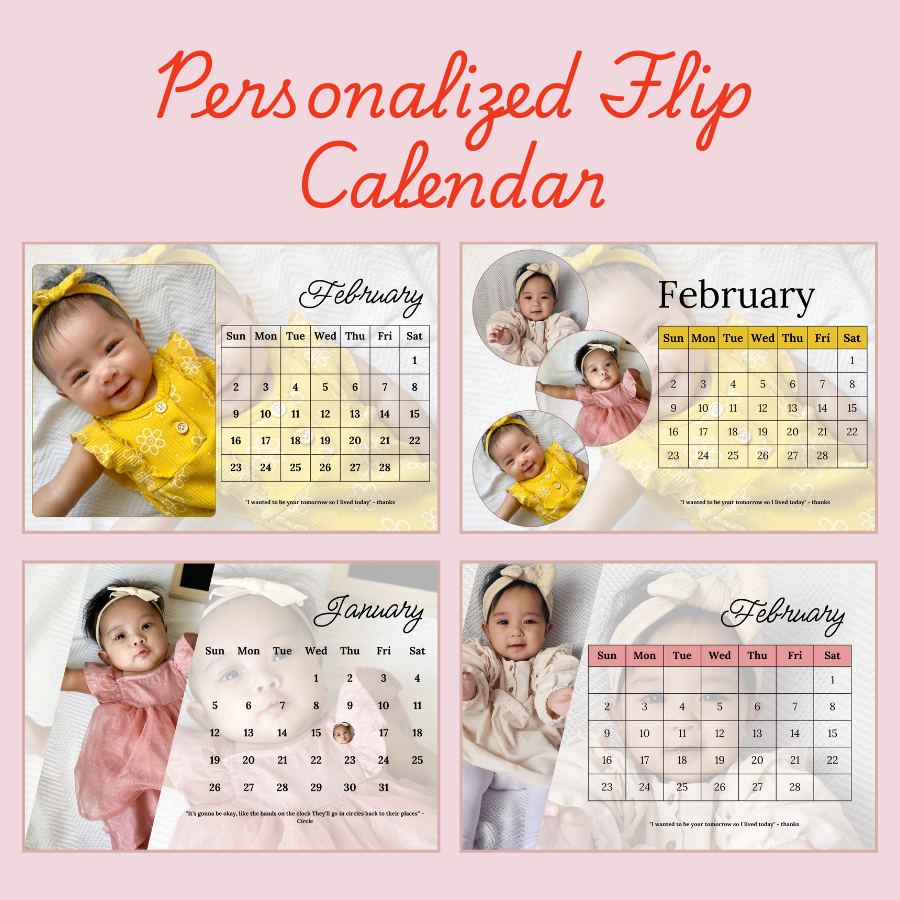 Personalized Flip Calendar | Shopee Philippines