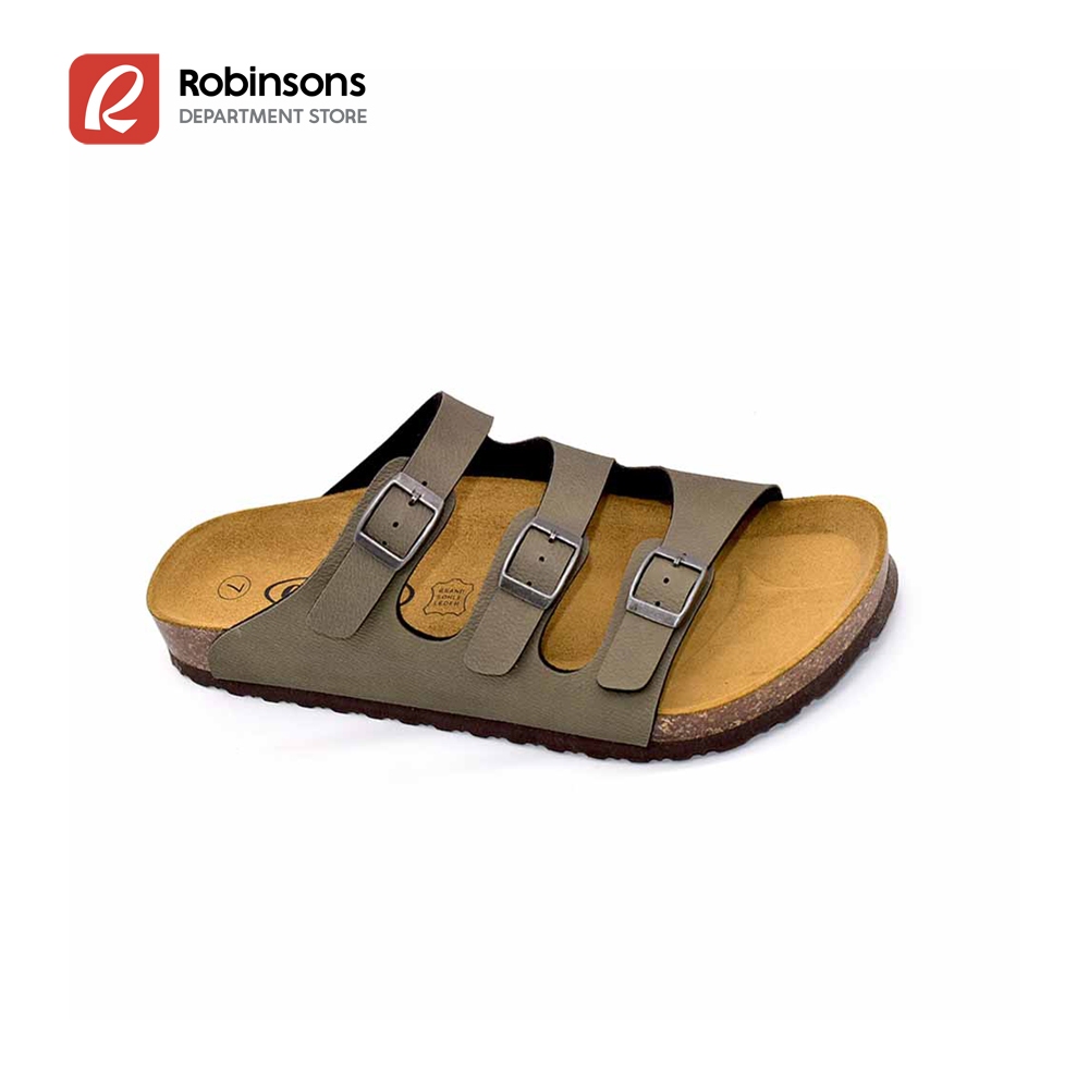 Outland Sandals 19721 Oregon in Olive Emboss | Shopee Philippines